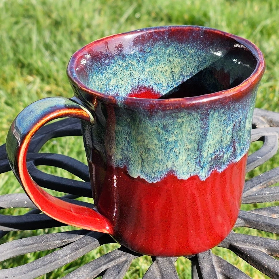 Deep Firebrick and Seaweed | glazeshare