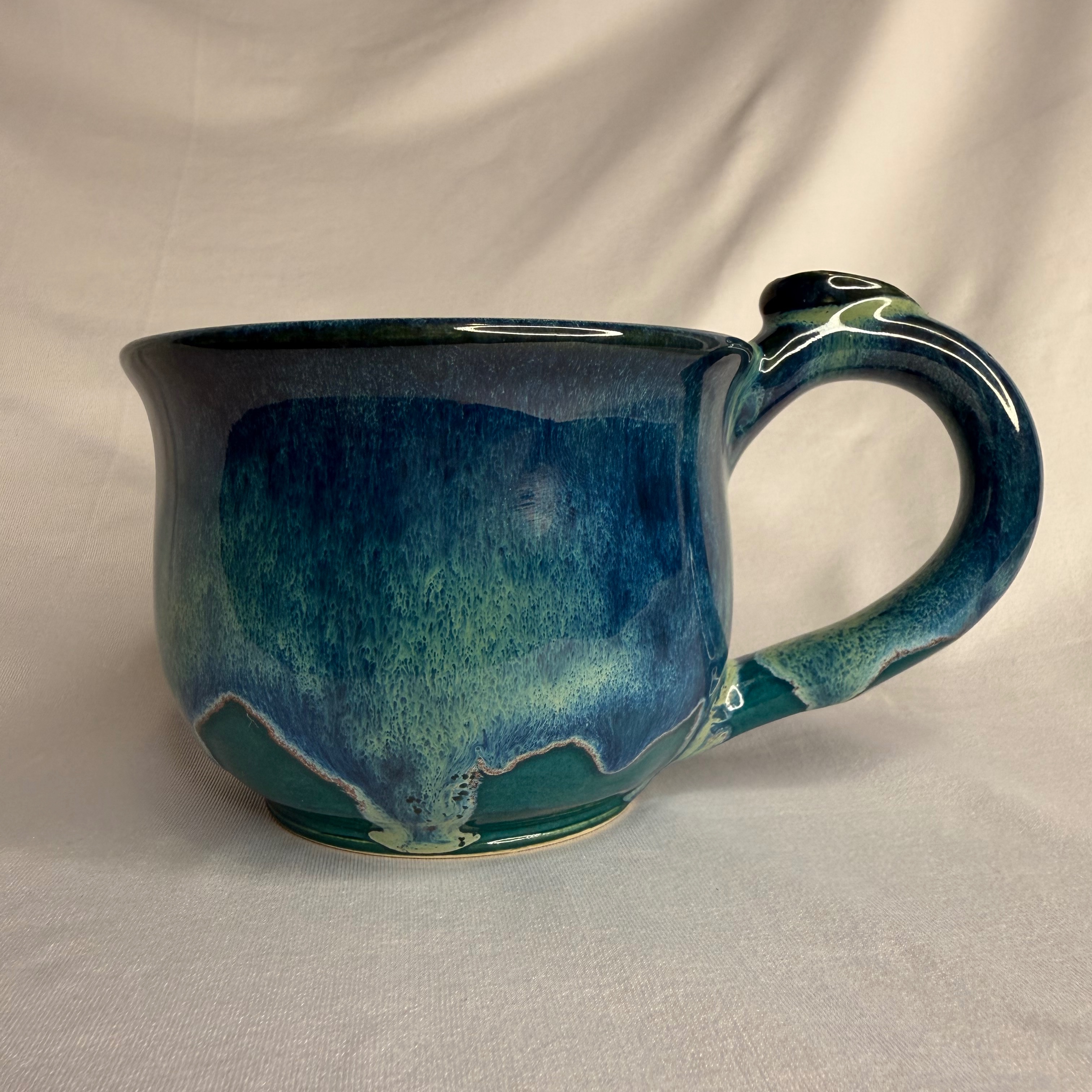 Power Turquoise Blue Rutile Seaweed | glazeshare