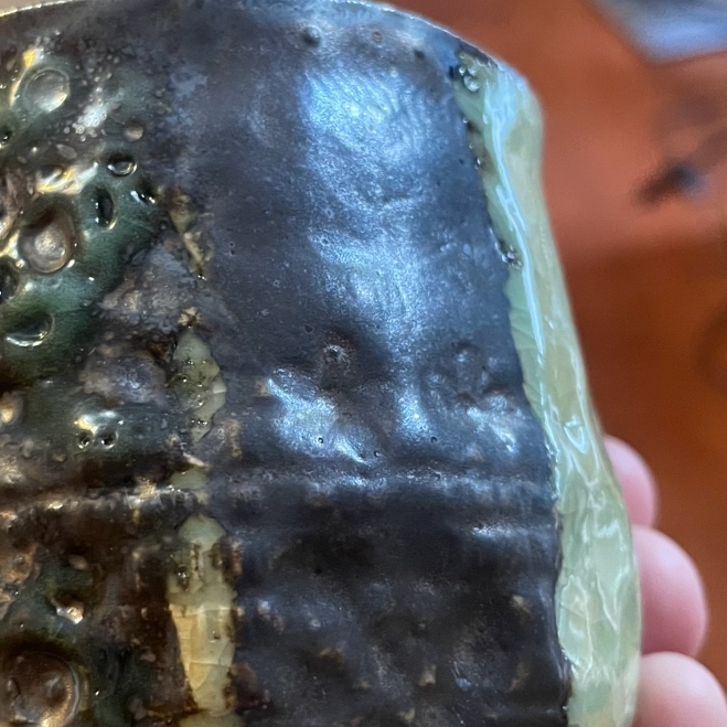 Saturation Gold over Frozen Fern | glazeshare