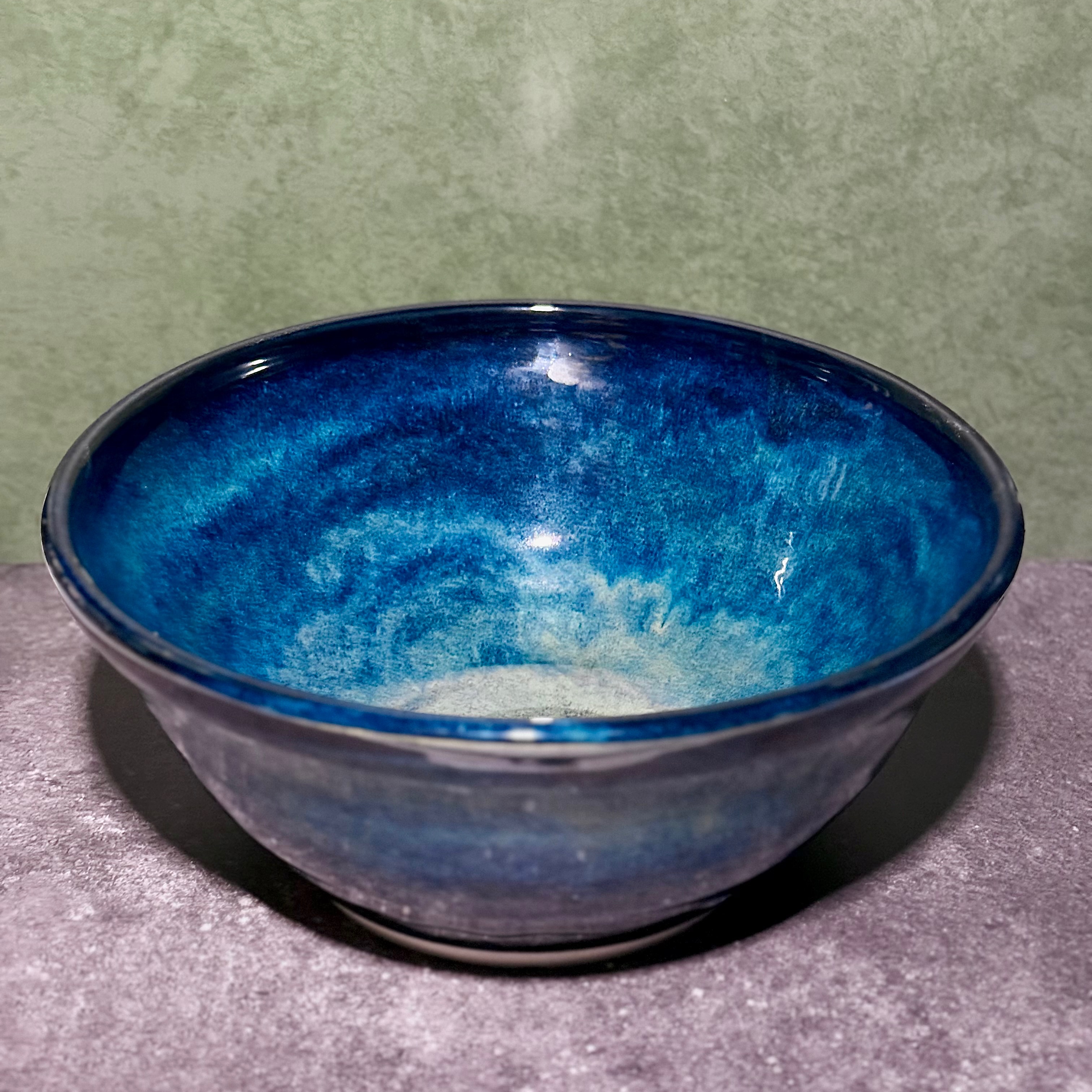 Blue Midnight Seaweed and Obsidian Combo | glazeshare