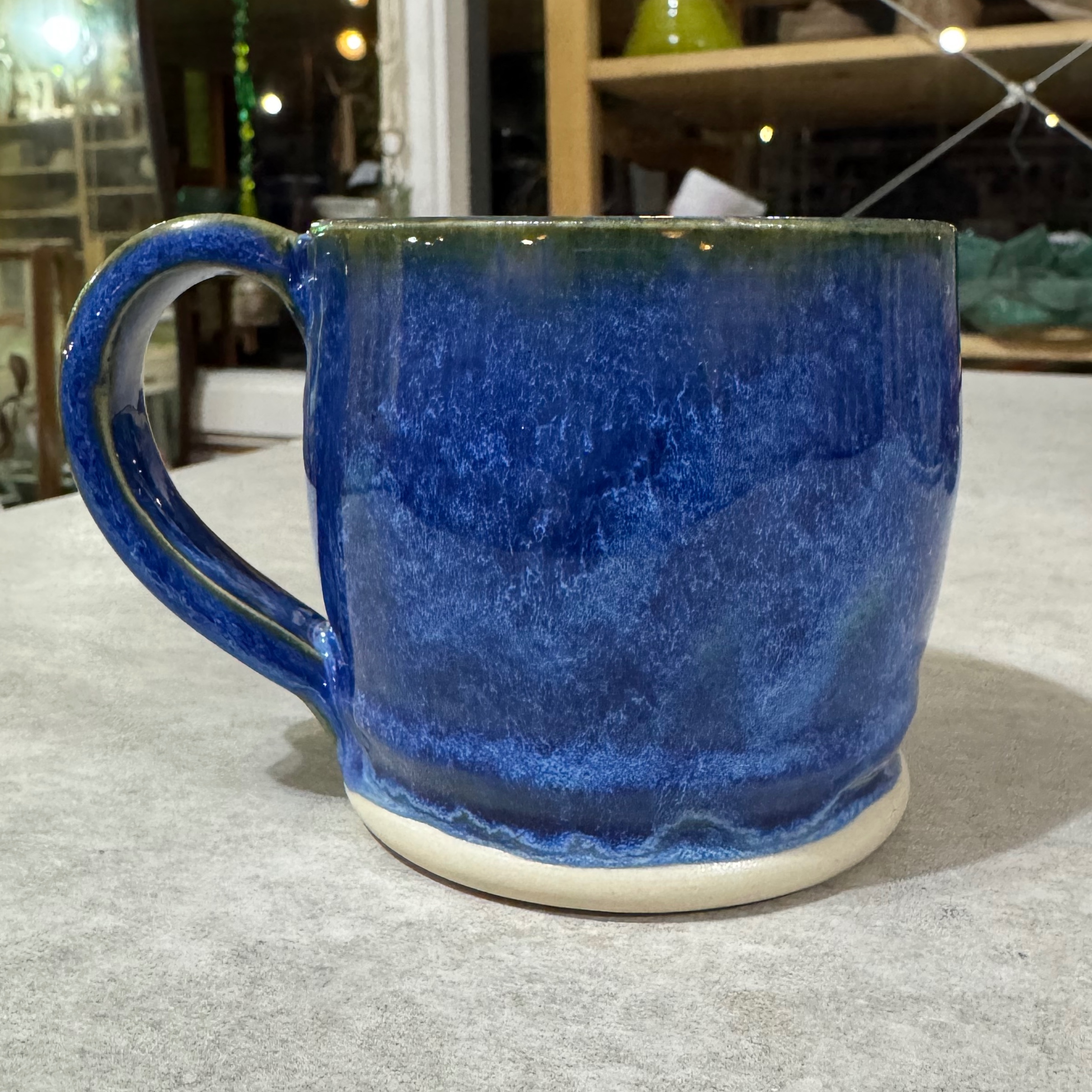 Oatmeal over Indigo Float | glazeshare