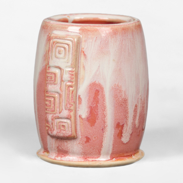 Light Flux over Rose Quartz | glazeshare