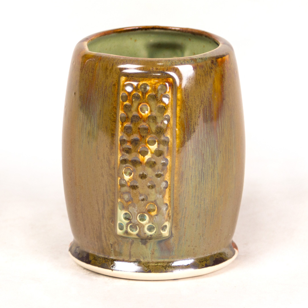 Rusted Iron over Micro Jade | glazeshare