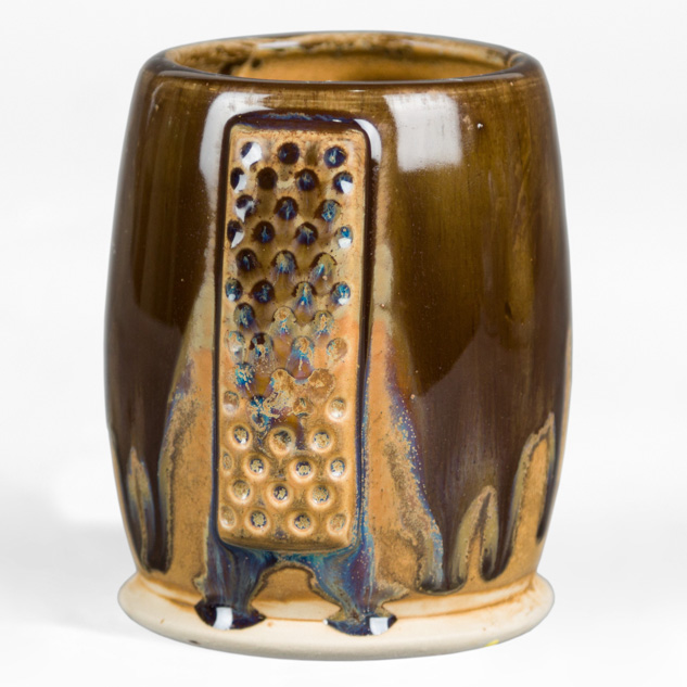 Amber Quartz over Dark Flux | glazeshare