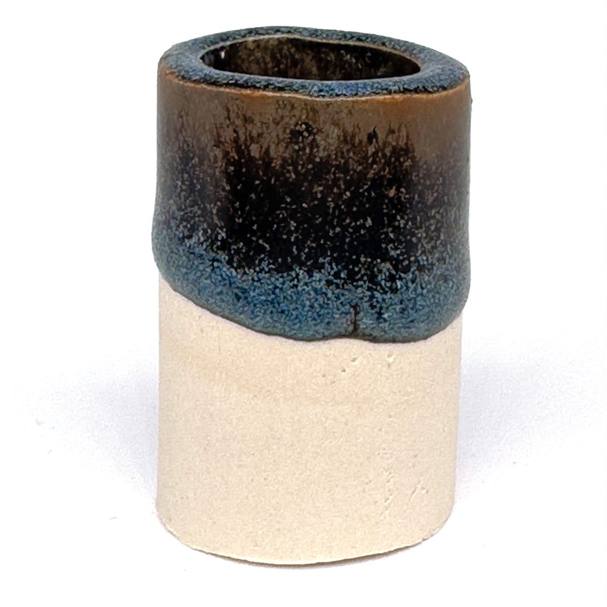 Blue Moss over Blackened Copper | glazeshare