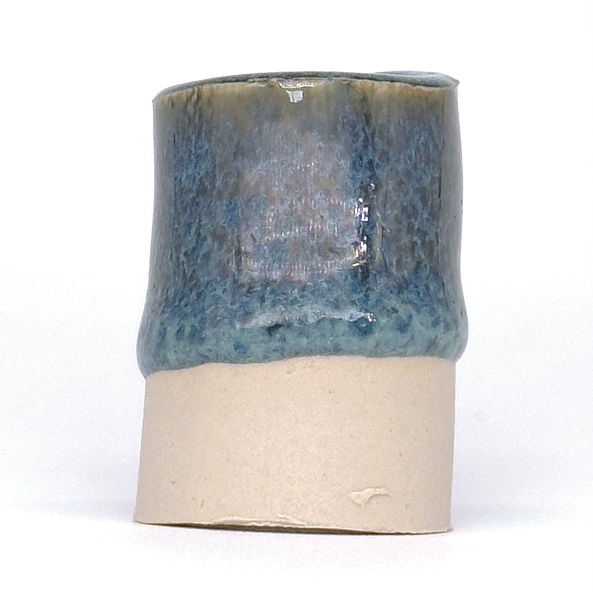 Dragon Stone over Variegated Lapis | glazeshare