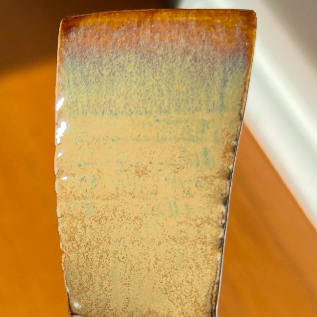 Opal Lustre over Iron Lustre | glazeshare