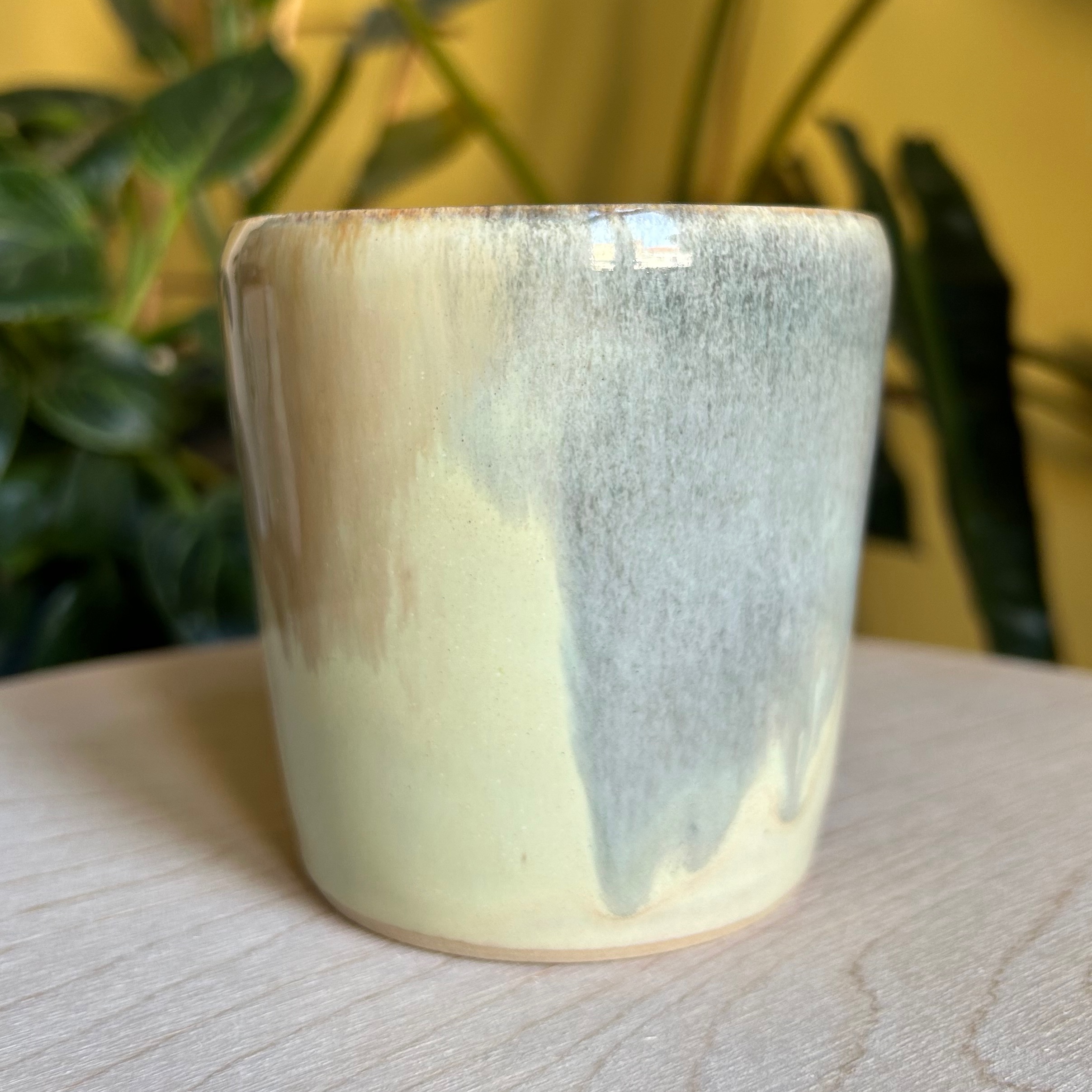 Amaco Honey Dew Blue Midnight and Iron Lustre | glazeshare