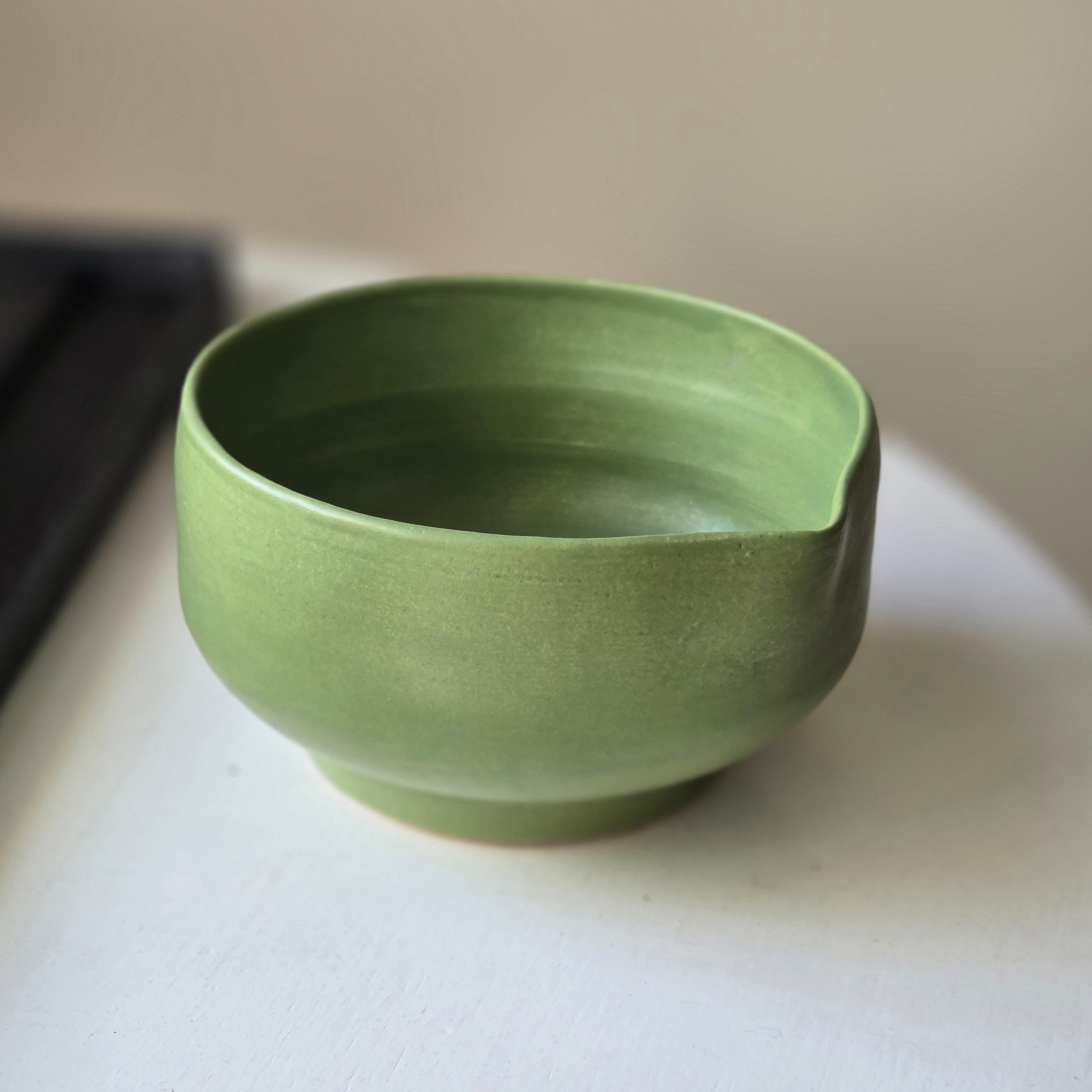 Amaco SM Moss Matcha Bowl | glazeshare