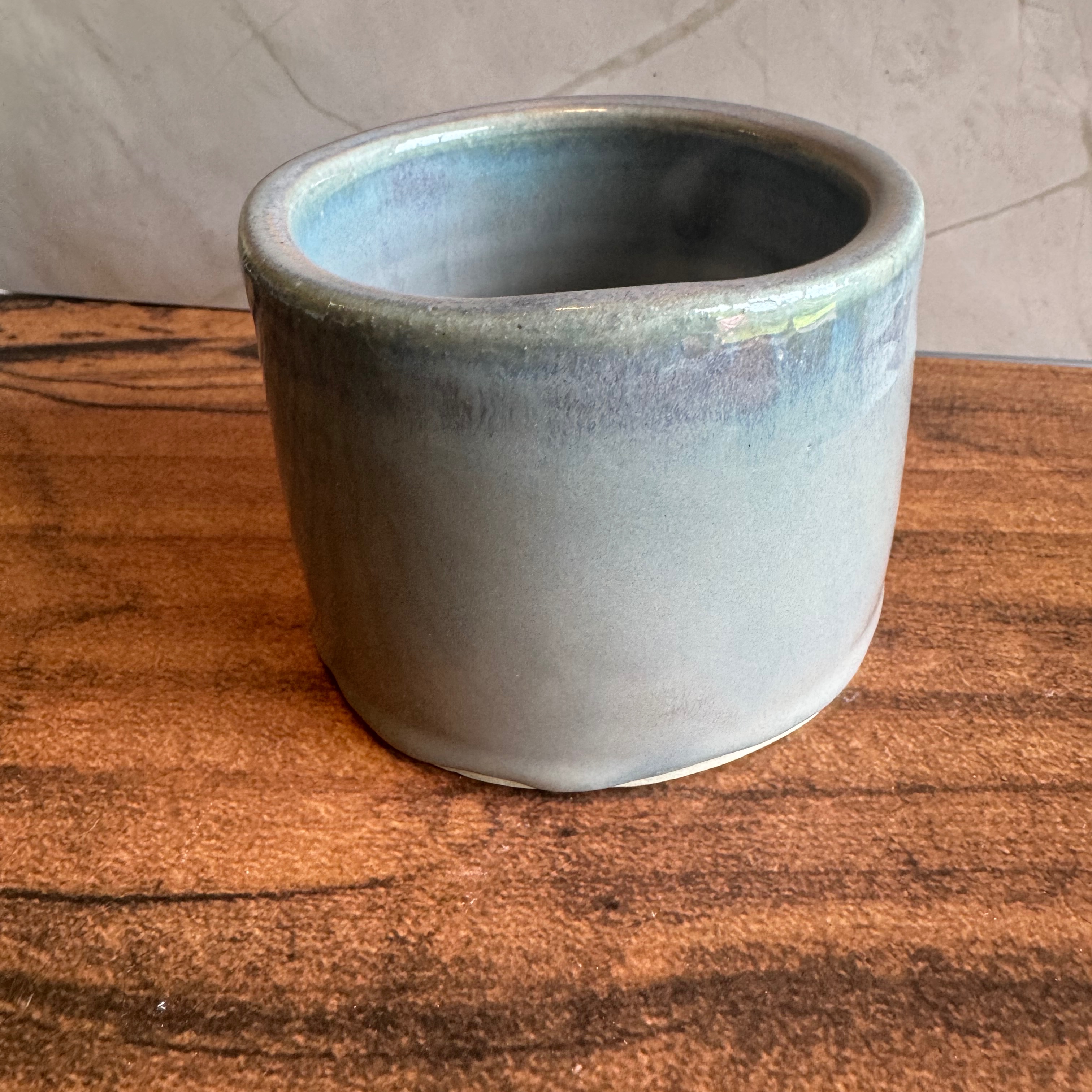 Lavender mist over micro cerulean | glazeshare