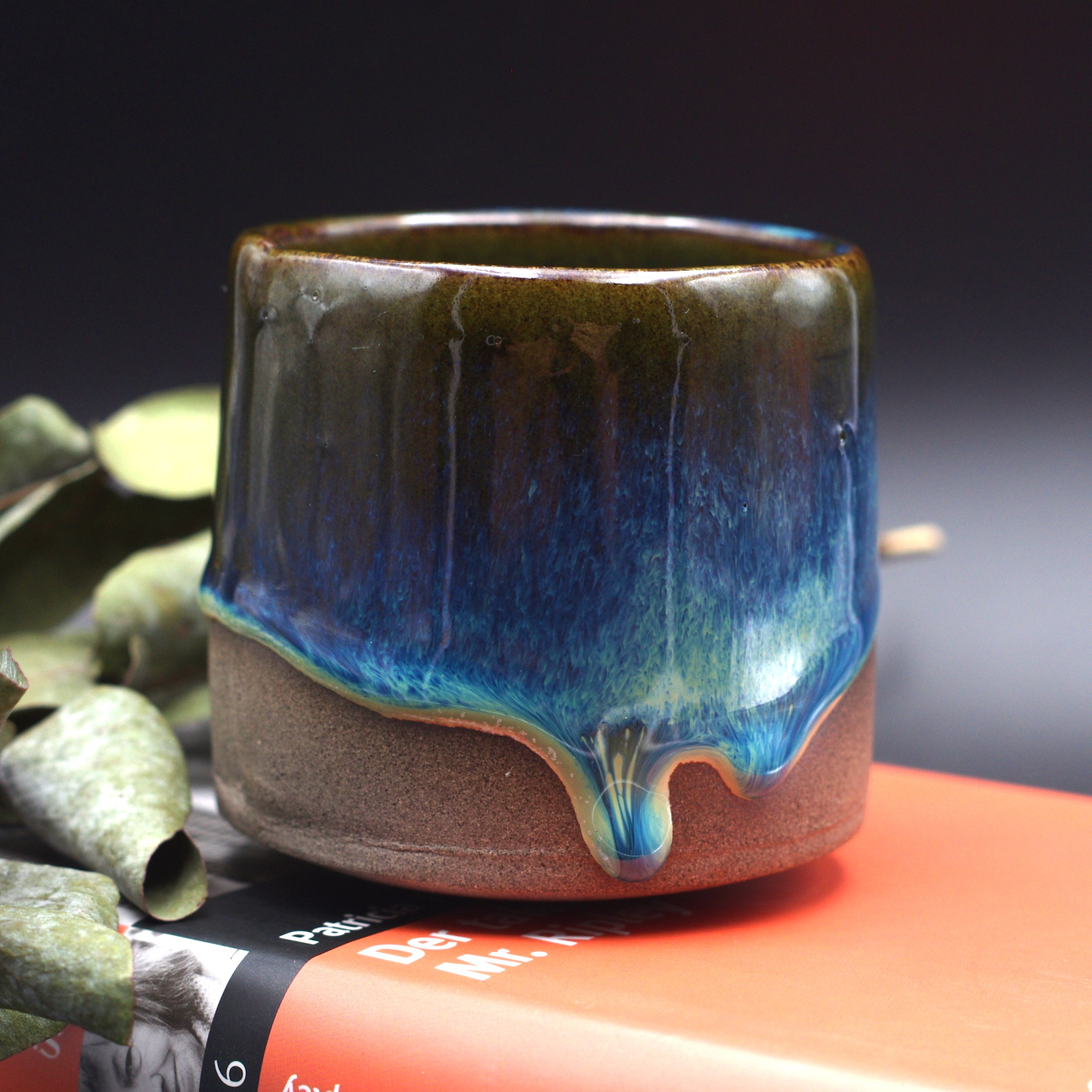 Lustrous Jade over Dark green | glazeshare
