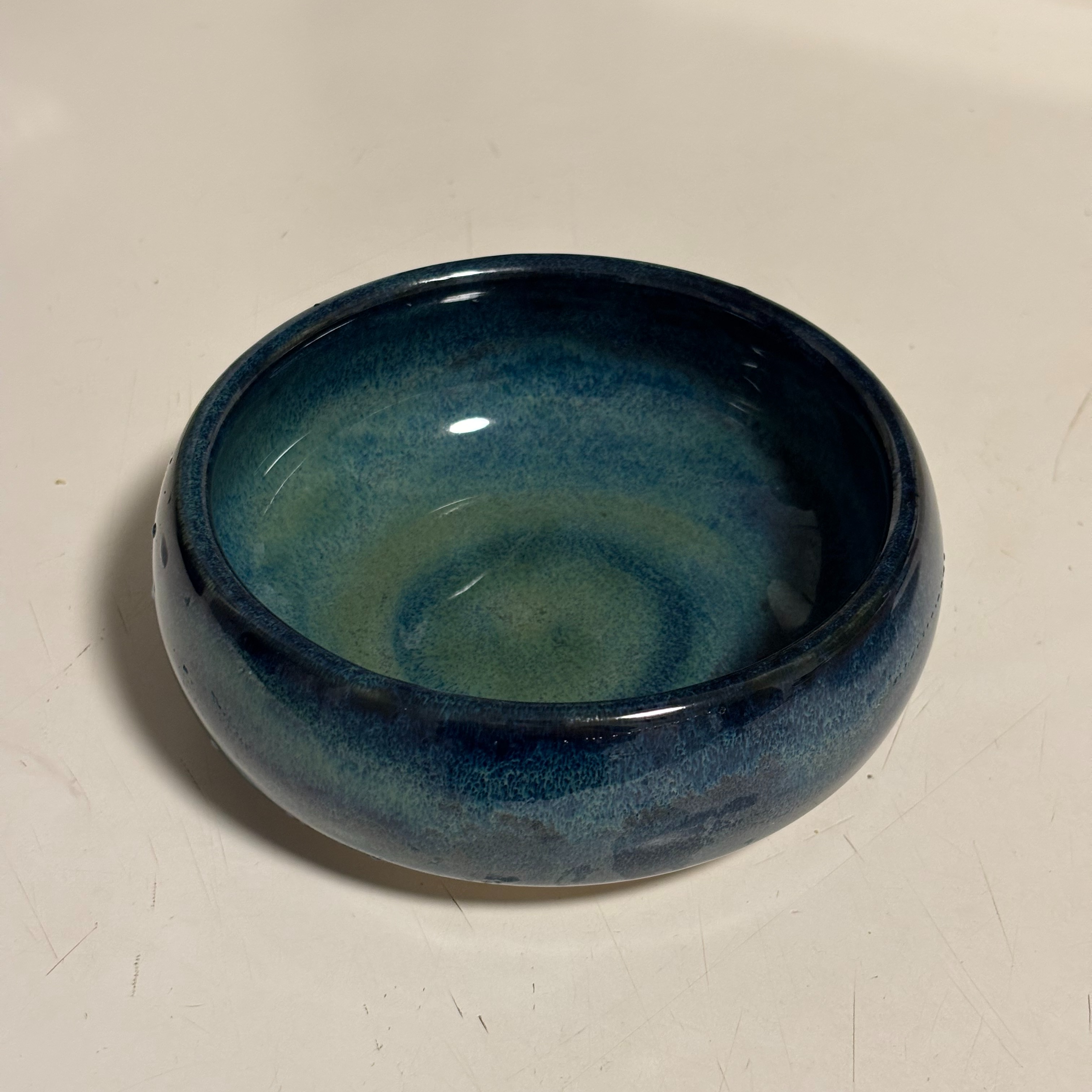 Emerald Falls over Blue Midnight | glazeshare