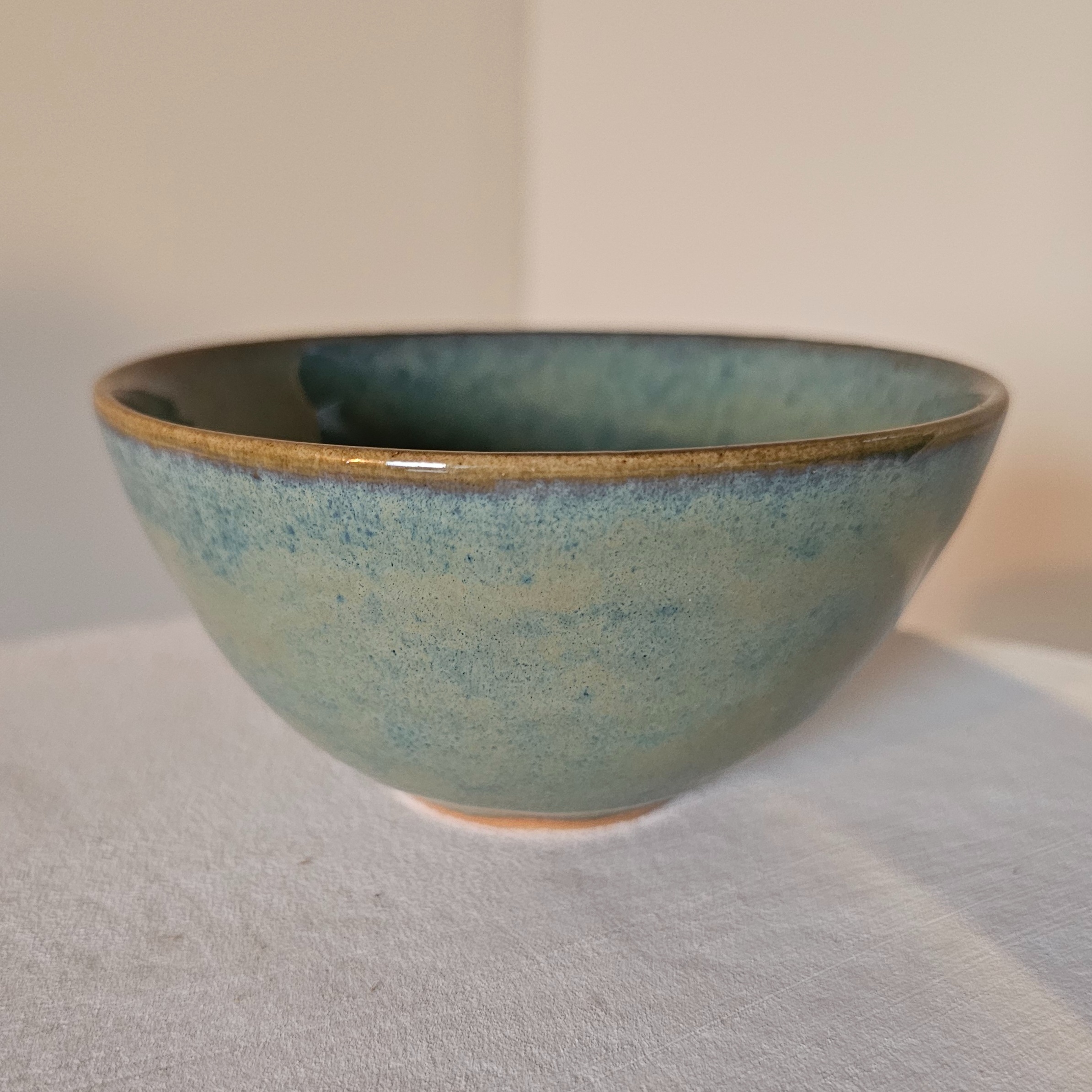 Blue Rutile over Textured Turqouise | glazeshare