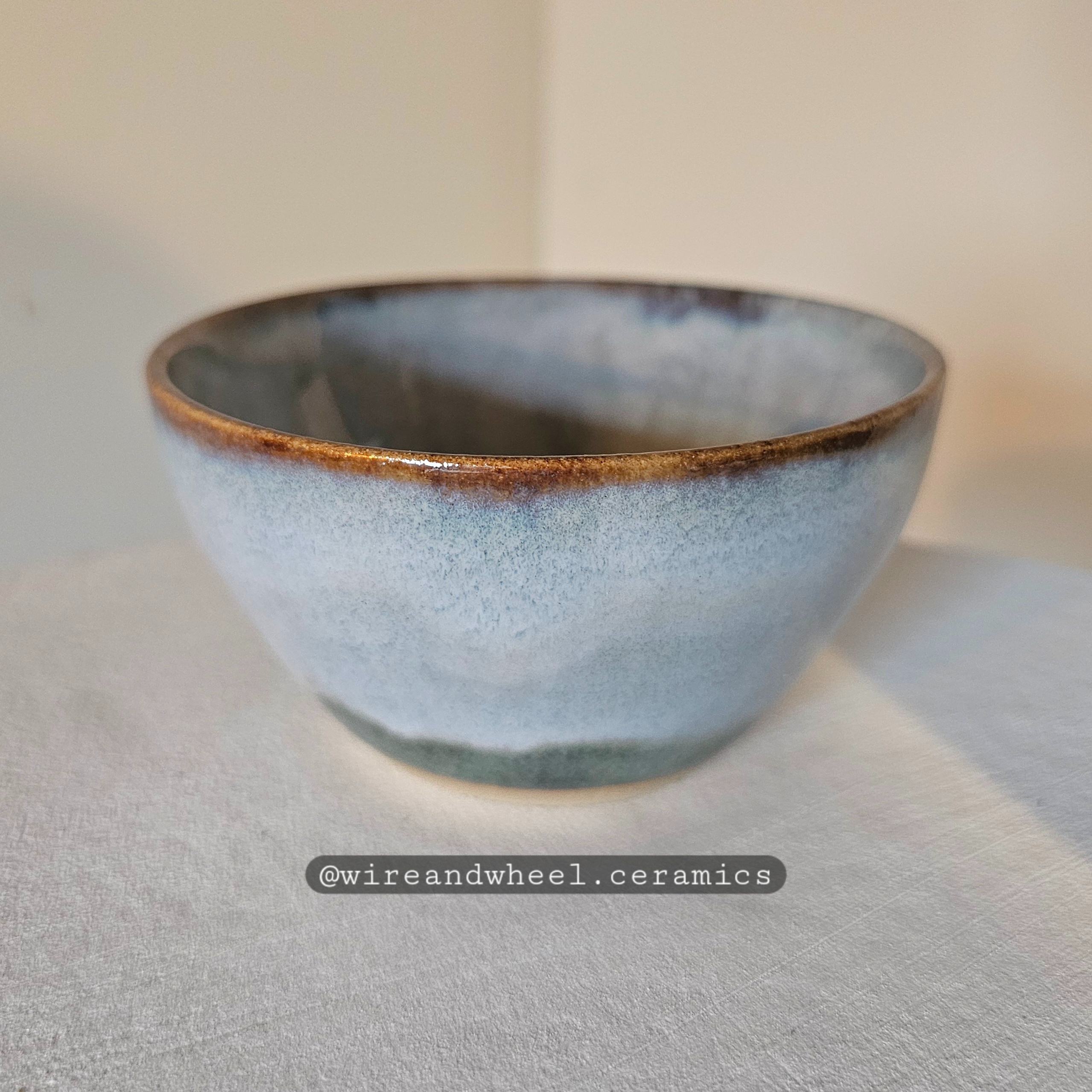 Honey flux over blue rutile | glazeshare