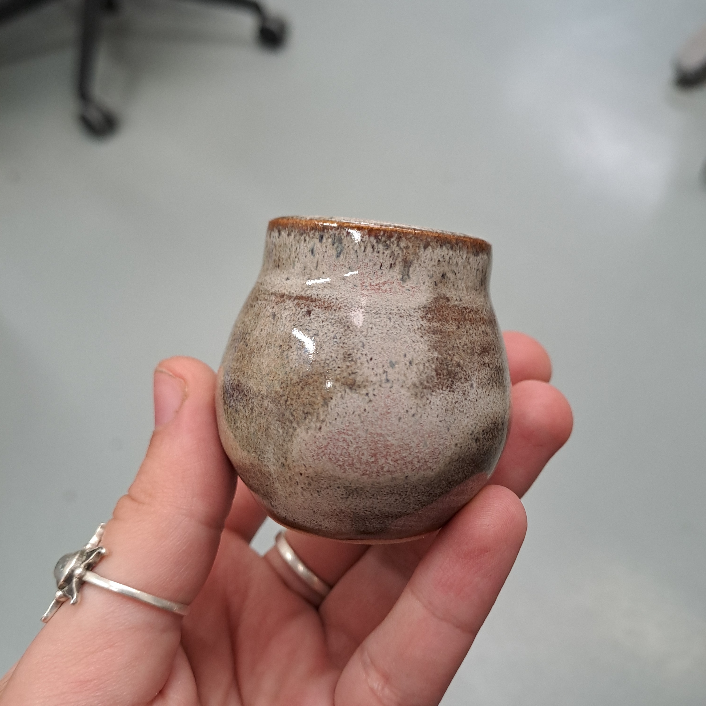 Toasted sage over iron lustre | glazeshare