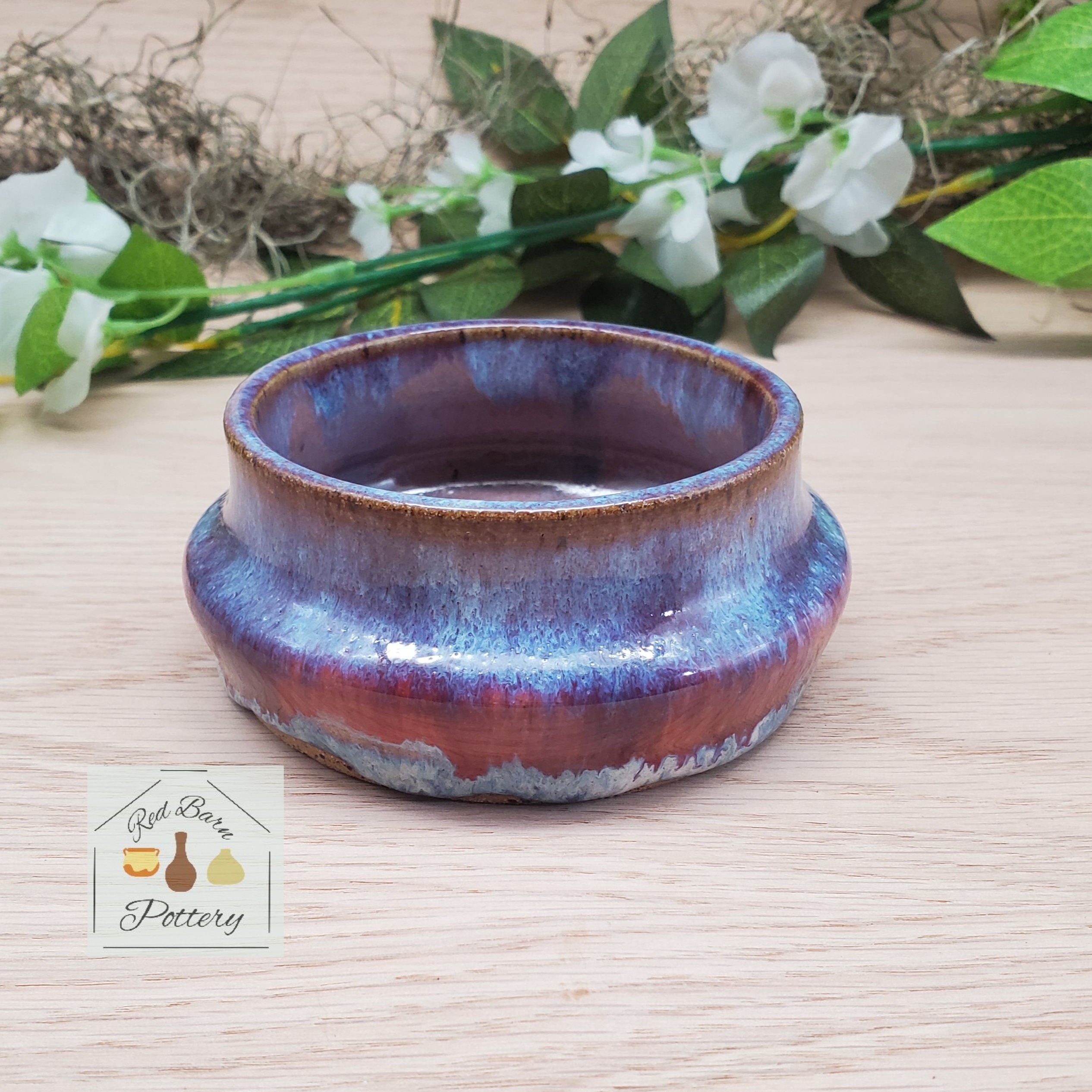 Smokey Merlot Chun Plum over Honey Flux | glazeshare