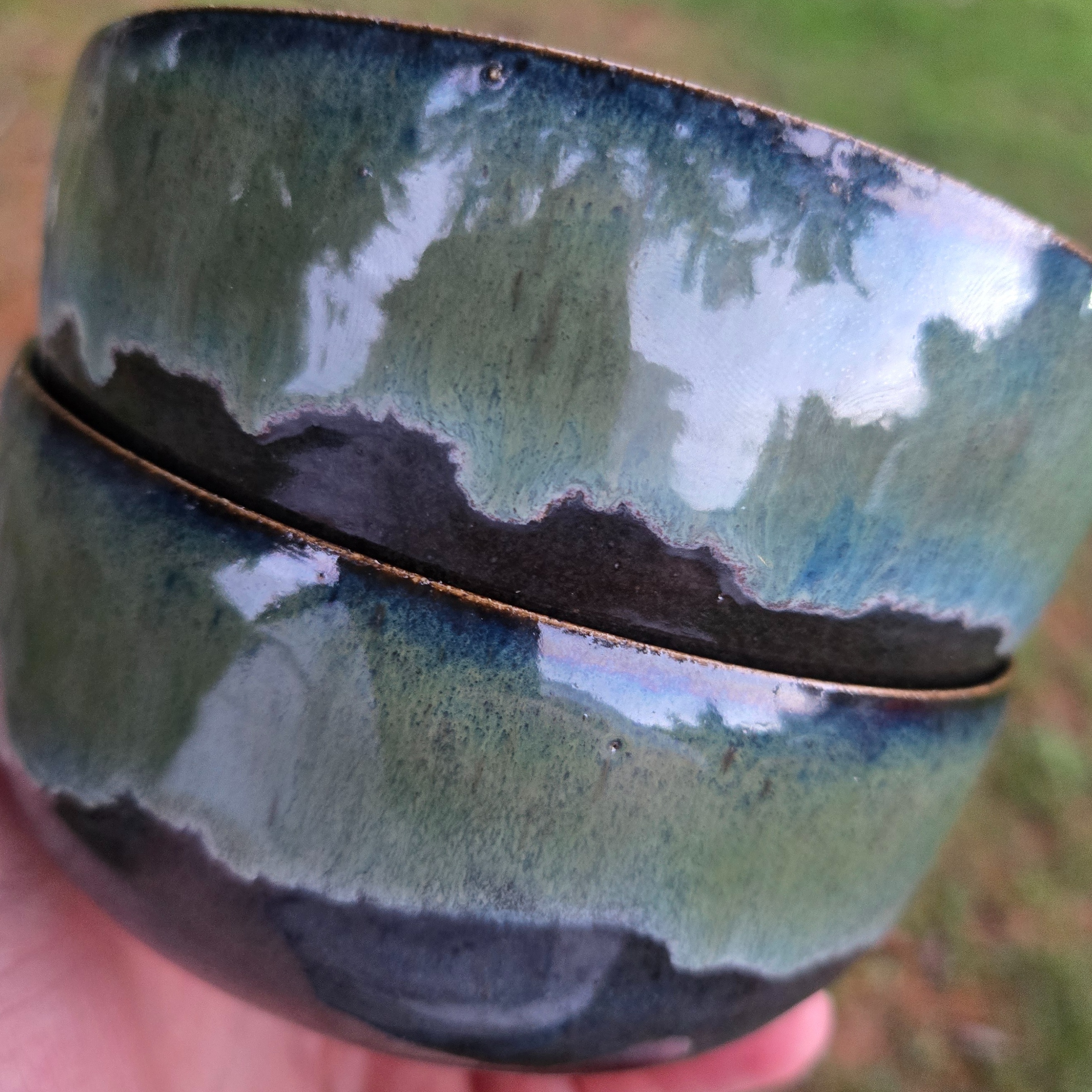 Seaweed over Blue Midnight | glazeshare