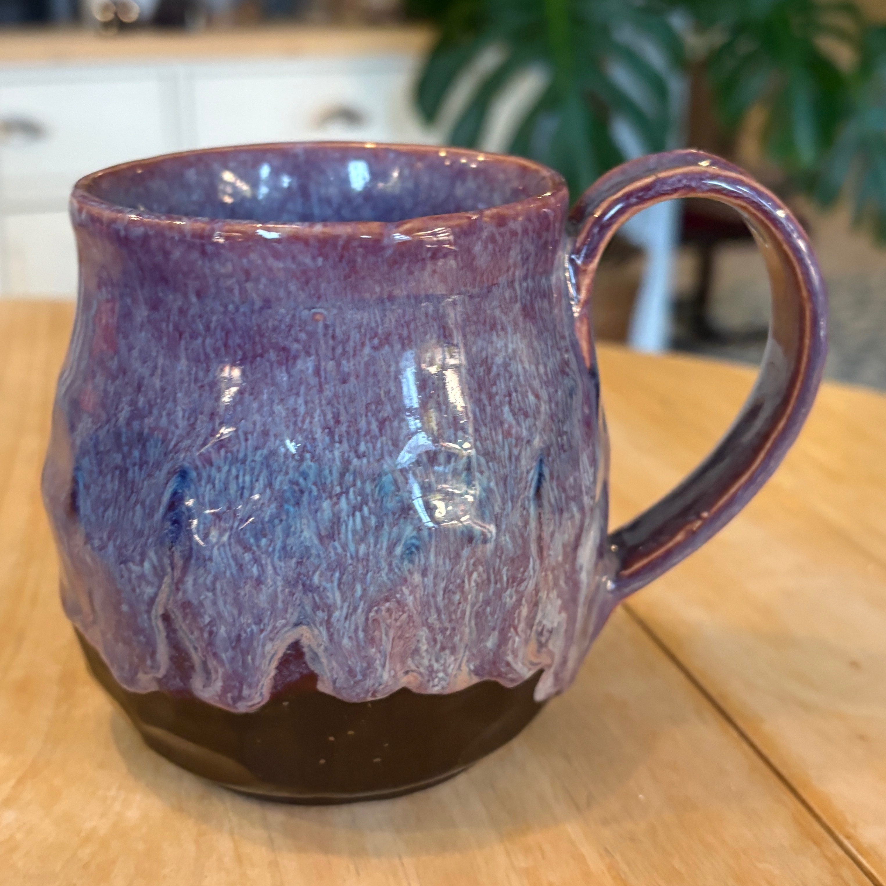 Smokey Merlot and Autumn Purple Mug | glazeshare