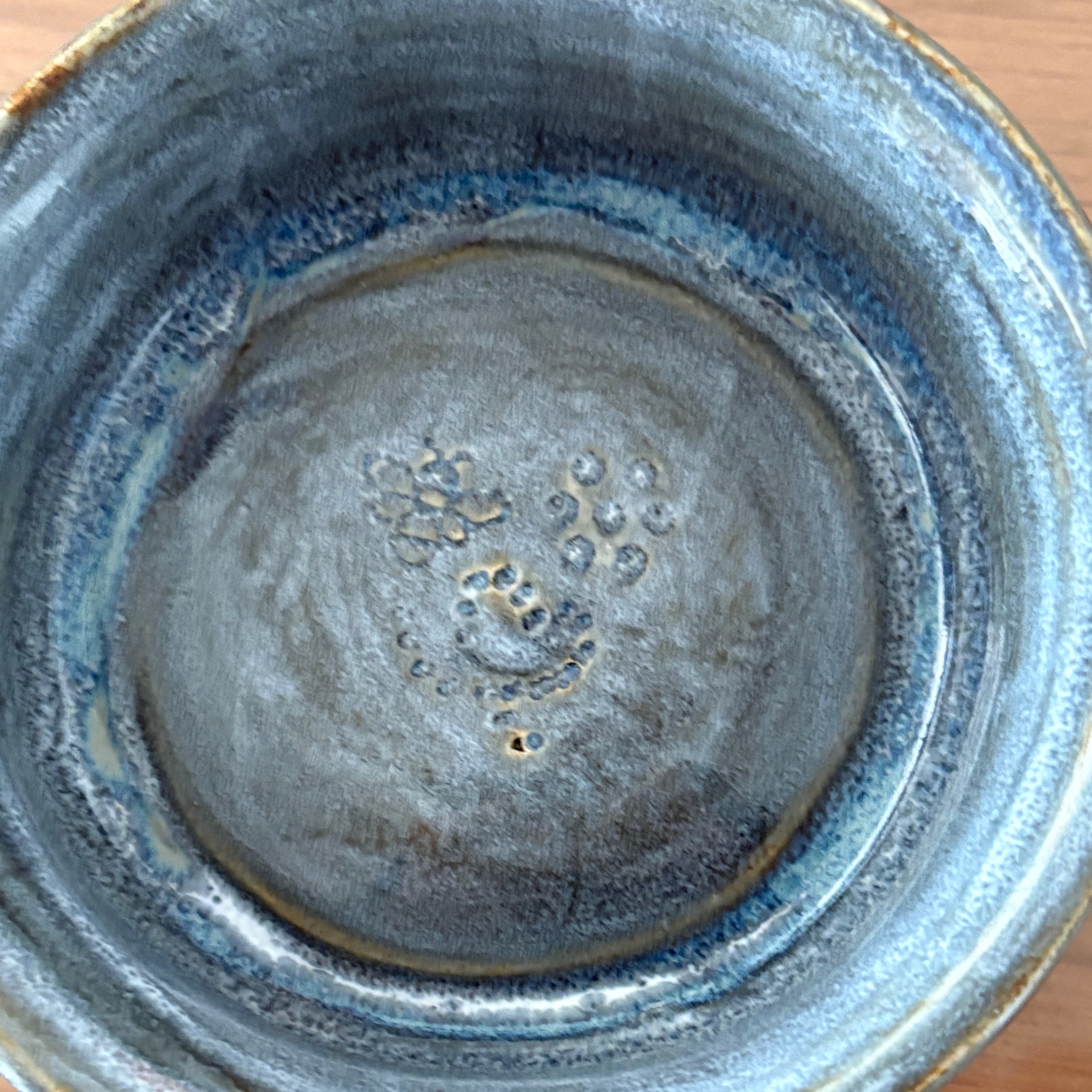 Snow over blue rutile | glazeshare