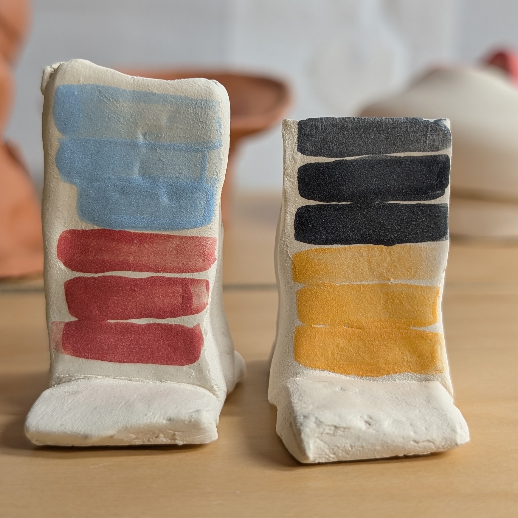 Spectrum underglaze test tiles bisque fire | glazeshare