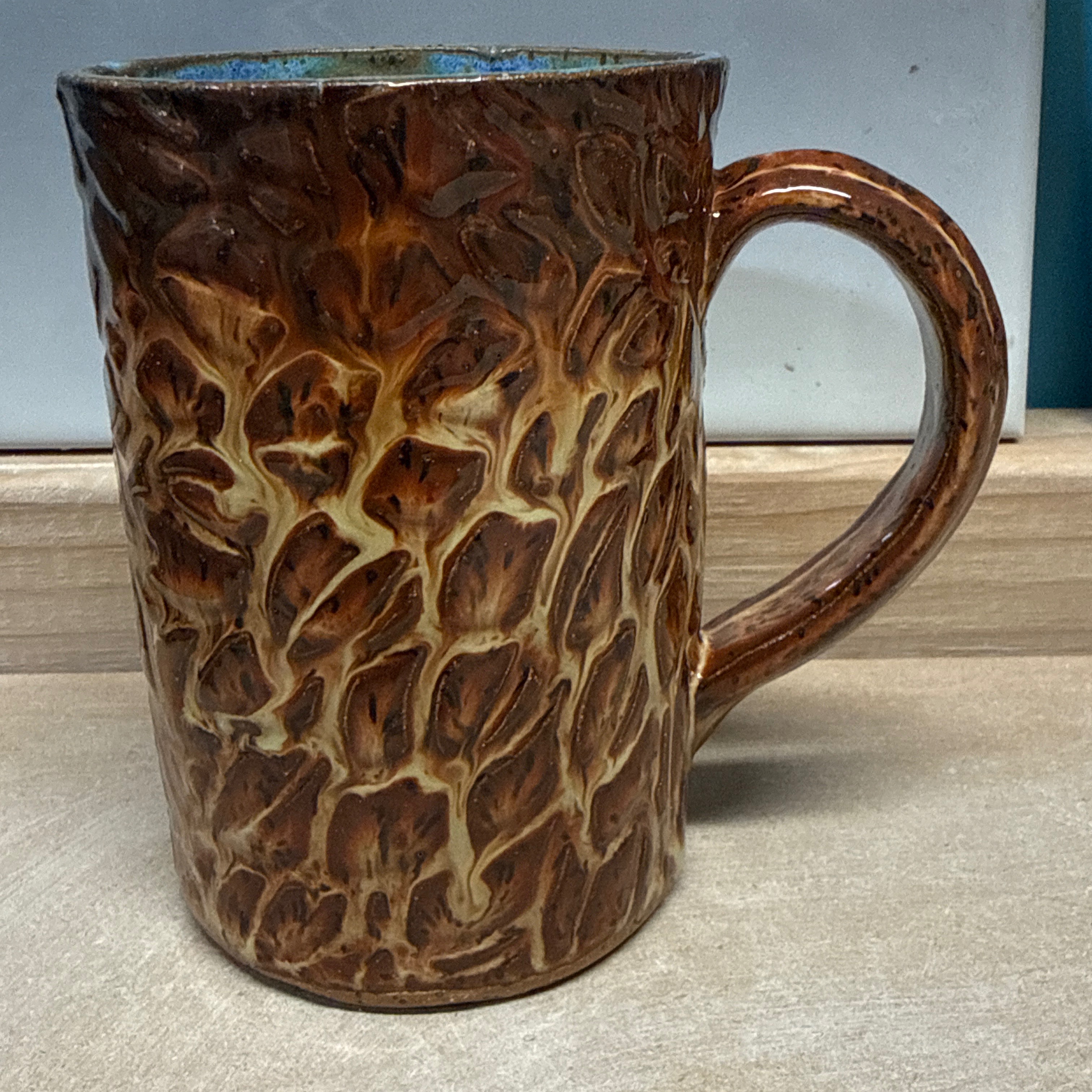 Ancient Jasper over Albany Slip Brown | glazeshare